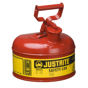 Flammable Liquid Safety Can - Justrite Type 2 - 9.5 litre -7225130Z